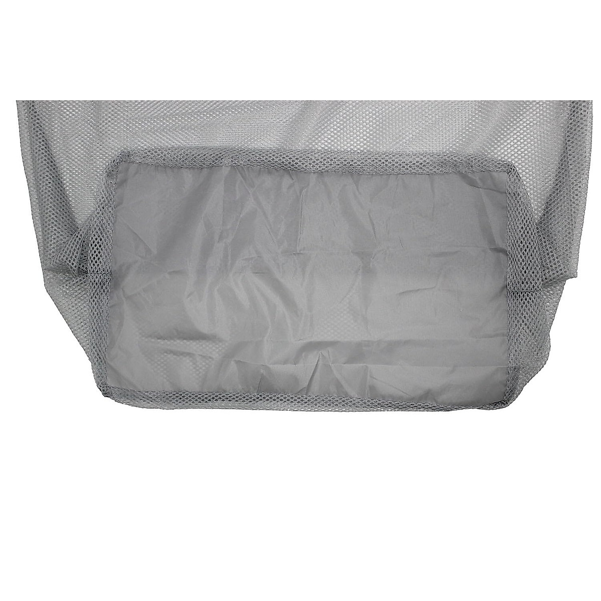 VODZUP Soft Silver Mesh 3-Bag Rolling Sorting Laundry Cart, WYT-85