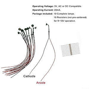 10pcs Model Railway 1:87 Hanging Lamp Outdoor Wall Goose Neck Light HO Scale LED