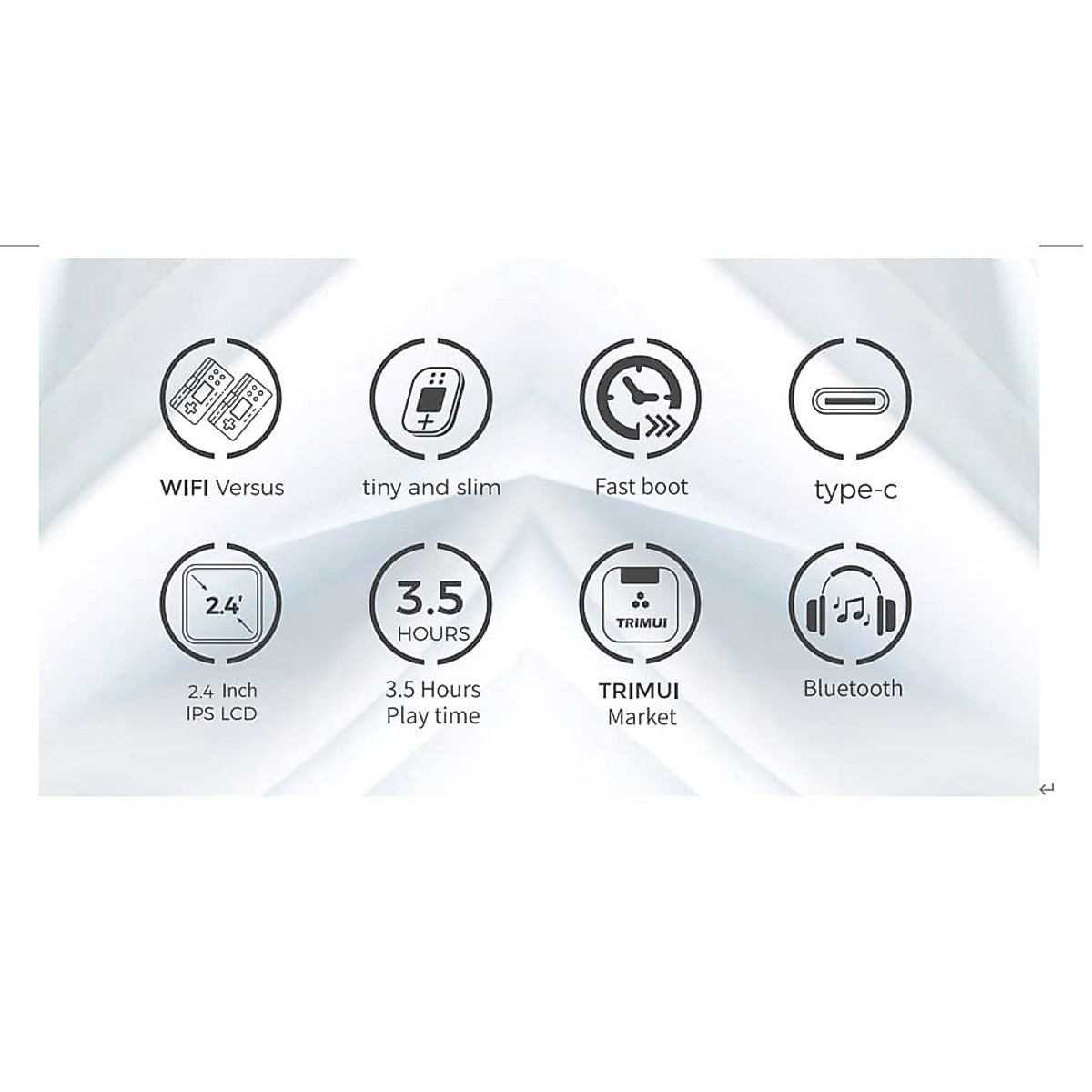 Handheld Game Console, Mini Game Player Compatible with 15,000 Games and 2.4-Inch IPS LCD Screen, Portable Video Game Console