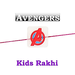 CHERKRAFT Rakhi for Small Brother Cartoon/Superhero Rakhi for Small Bhai Bro Rakhi Thread - CK069 (Design 2)