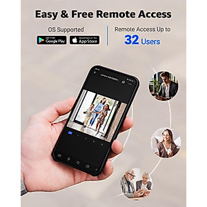 ANNKE 4K PoE Security Camera System with Audio, 12MP H.265+ NVR with 2TB HDD, 4x8MP Ultra HD IP Dome Cam, AI Smart Detection, 100ft Night Vision, IP67 Waterproof&IK08 VandalProof, Remote Access