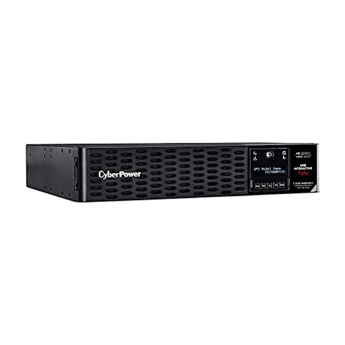 CyberPower PR1500RT2U Smart App Sinewave UPS System, 1500VA/1500W, 8 Outlets, 2U Rack/Tower, AVR