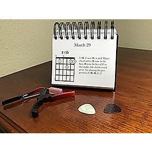 The 365 Days of Guitar Chords Calendar - Daily Guitar Chord Page-A-Day Calendar/Gift for Guitar Players