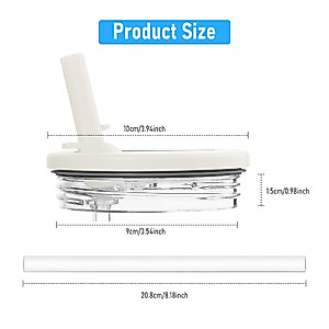 40 oz Tumbler Flip Straw Lid Replacement fit for Stanley Quencher, Spill Proof Tumbler Cover for Stanley Cup