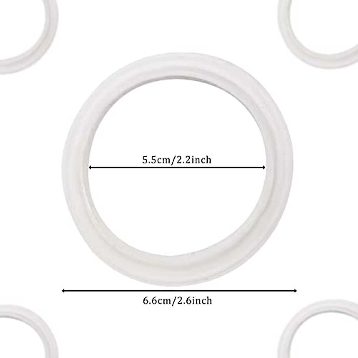 3 Pcs 54mm Silicone Steam Ring, Breville Espresso Machine Accessories Replacement Part Group Head Seal Gasket for 870/860/840/810/450/500/878/880