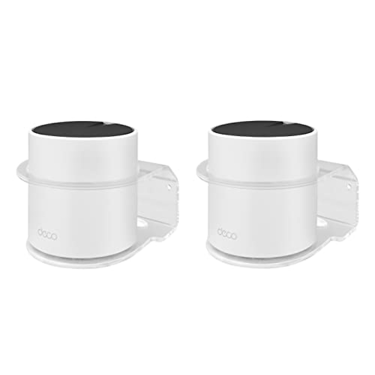 OkeMeeo Wall Mount for TP-Link Deco AX3000, Space Saving Sturdy Acrylic Mount for Deco x55 X20 X60 X68 WiFi 6 Mesh System(AX3000,AX1800,AX3000,AX3600)(2 Pack)