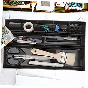 BESTOYARD 3pcs desktop storage box closet organizer under sink organizers and storage organization and storage dresser organizer changing table organizer office plastic trash box drawer