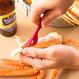 12 Pcs Crab Leg Crackers and Tools Set,mothers day gifts Including 2 Crab Leg Crackers, 4 Lobster Shellers and 6 Crab Forks/Picks