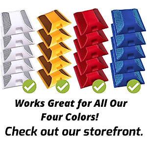 Adhesive Sticky Pads For Road Reflectors | Pack of 10 | 4 by 4 inch Butyl Pads | Sticks to Street, Pavement and Asphalt | Industrial Grade Glue for Reflector Markers (Reflectors Sold Separately)