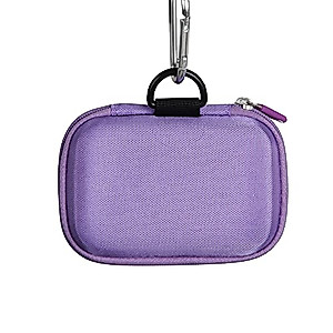 Hermitshell Hard Travel Case for Anker 622 / Anker 621 Magnetic Battery (MagGo), 5000mAh Foldable Magnetic Wireless Portable Charger (Purple)