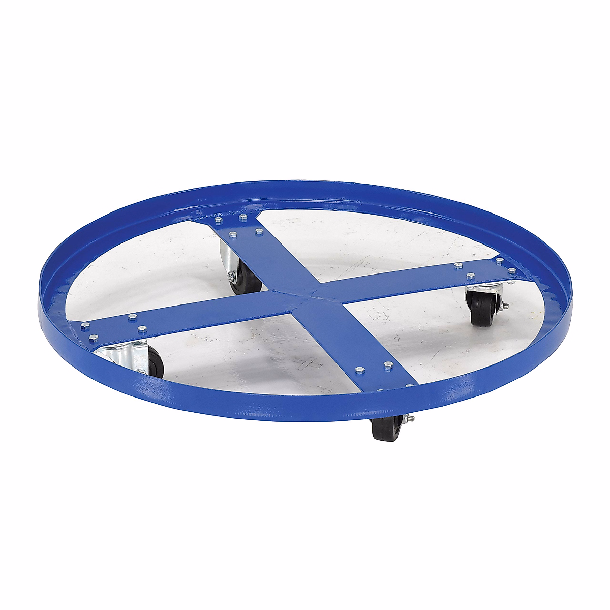 Vestil DRUM-SP-32-9-H Steel Overpack Drum Dolly, 900 lbs Capacity, 31-5/8" ID x 32" OD