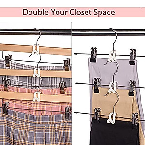 50 Pcs Clothes Hanger Connector Hooks, Space Saving Cascading Hangers Closet Organizers Space Saver Hanger Extenders for Clothes (Grey)