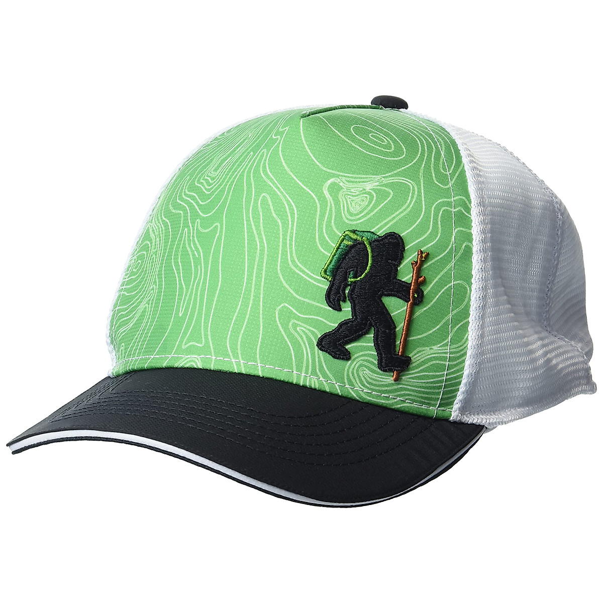 Headsweats unisex adult Trucker Hat 5-panel (Bigfoot Terrain 2) Cap, Bigfoot Terrain 2, 1 US