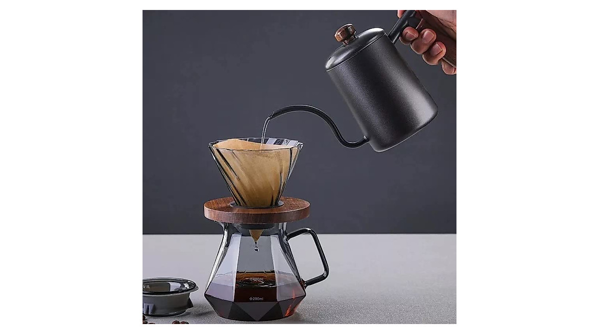 Cafecito Pour Over Glass Coffee Carafe Set - 20 oz