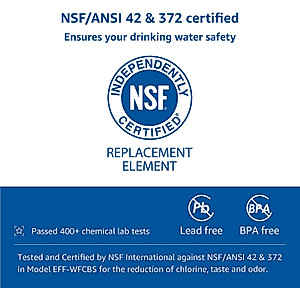 AQUA CREST WF1CB Replacement for Frigidaire® PureSource WFCB®, RG100, NGRG2000, WF284, Kenmore 9910, 469906, 469910 Refrigerator Water Filter (Pack of 3)
