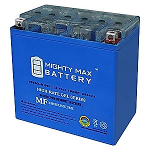 Mighty Max Battery YB16CL-B -12 Volt 19 AH, GEL Type, 250 CCA, Rechargeable Maintenance Free SLA AGM Motorcycle Battery