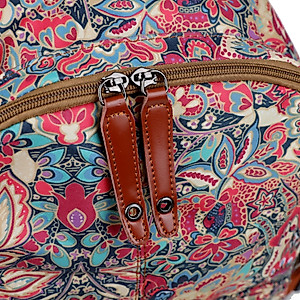 Pretty Flower Pattern 15.6 inch Laptop Backpack Small Travel backpack Hiking Camping Backpack for Women BP-08 (HS)