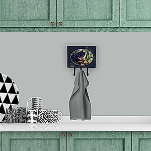 Caroline's Treasures SS8053TH68 Rottweiler Leash or Key Holder, Wall Hooks, Key Hooks Holder, Coat Rack Wall Mount, Coat Hooks, Hooks for Hanging Keys, Towels, Aprons, Leashes,
