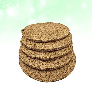 balacoo Pigeon Pad 30 pcs Warm Substrate Breathable Eggs Cushion Pad Breeding Basin Supplies Pigeon Safe Finch Winter Poultry Racing Materials, Mat - Chicken Fiber Birds Nesting Bird Reptile Bridge