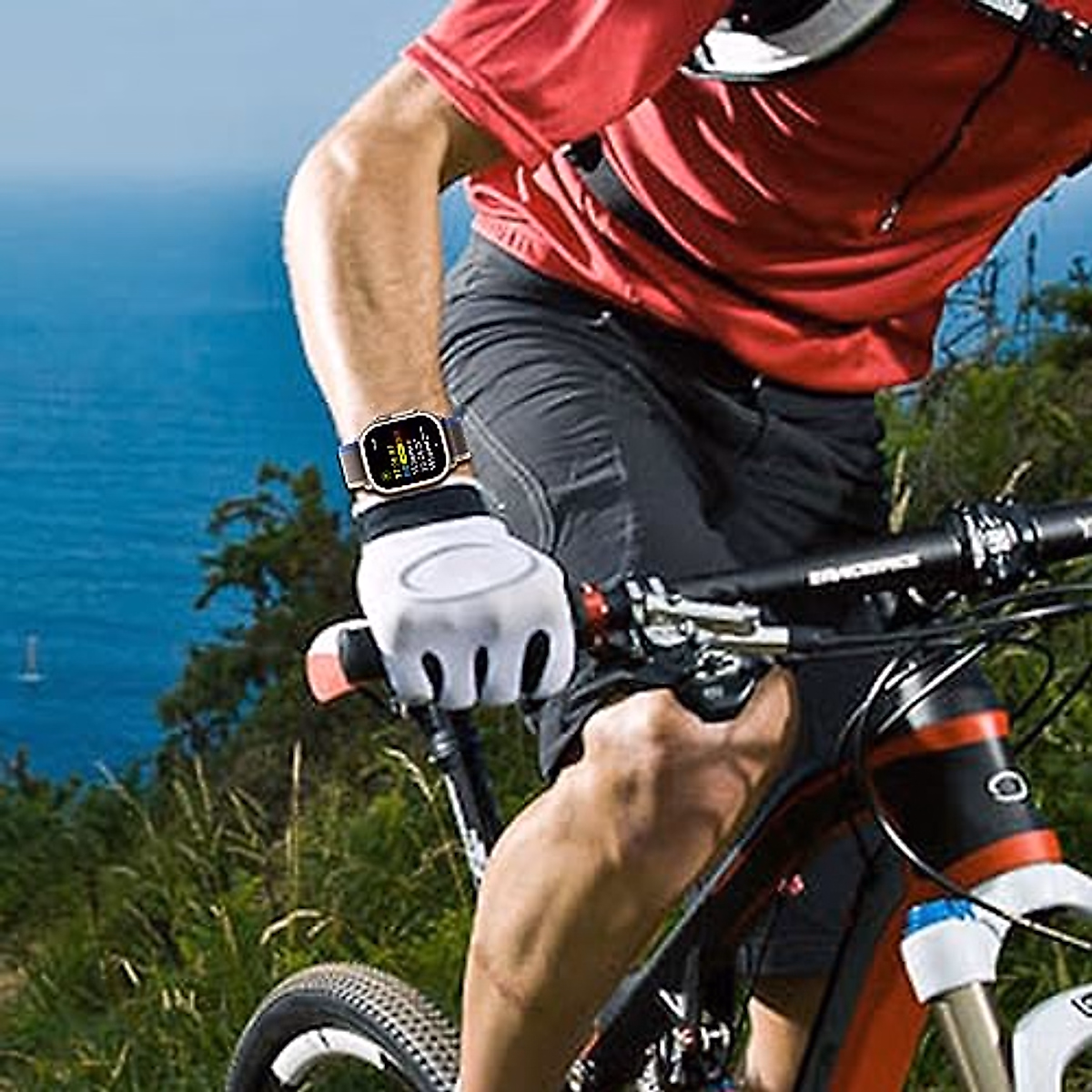 ZXCNZXVE Compatible with Apple Watch Ultra Band 49mm 45mm 44mm 42mm for Men Women,Trail Loop+Alpine Loop+Ocean Sport Watch Band for iWatch Series Ultra SE 9 8 7 6 5 4 3 2