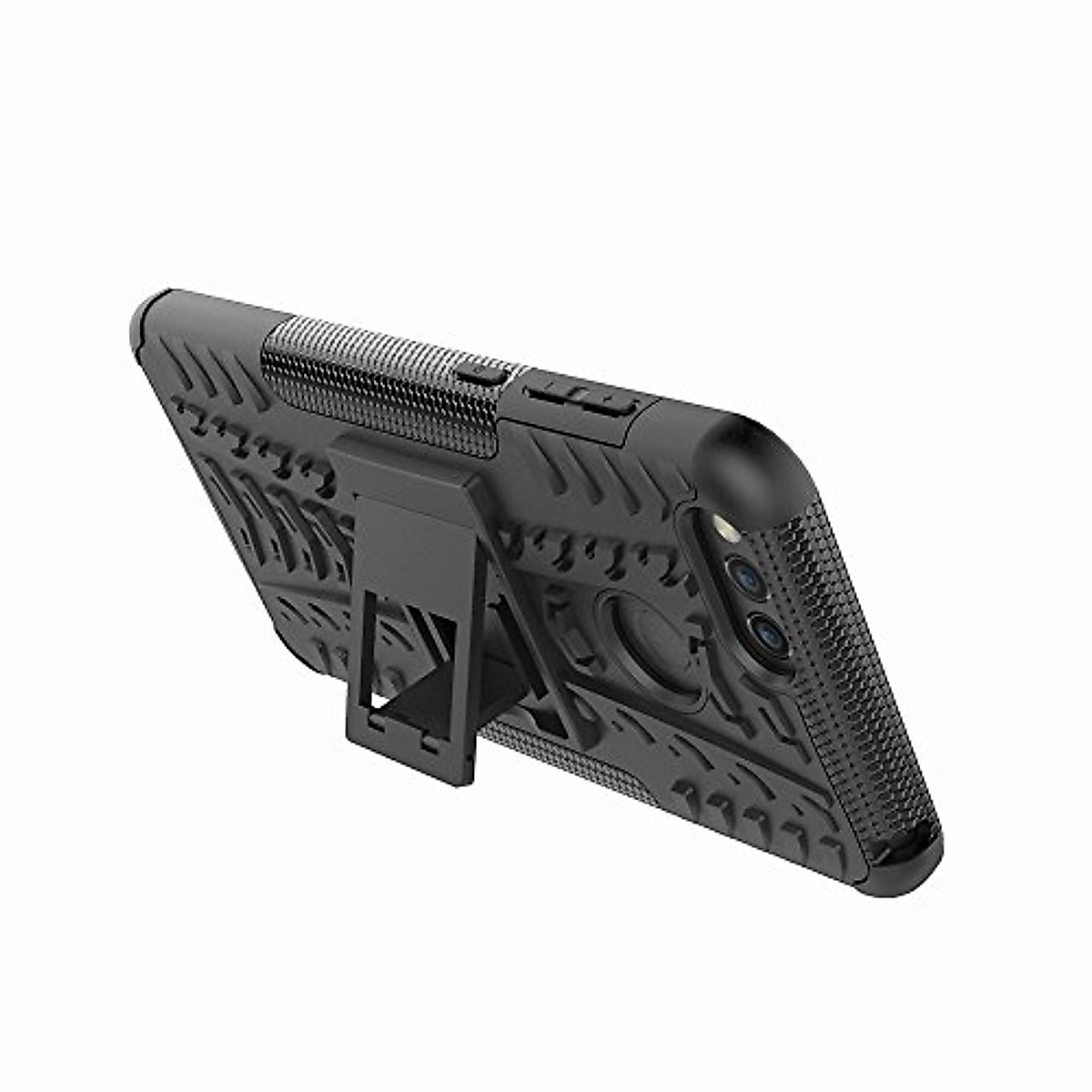 COTDINFORCA Case for Huawei Honor 7X Tyre Pattern Design Heavy Duty Tough Protection Case with Kickstand Shock Absorbing Detachable 2 in 1 Case Cover for Huawei Mate SE/Huawei Honor 7X. Hyun Green