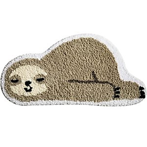 WAYUTO Sloth Bedroom Area Rug Cartoon - Kitchen Throw Rug Bathroom Area Rug Floor Runner Mat Water-Absorbent Quick-Drying Carpet Floor Mat for Home Decoration