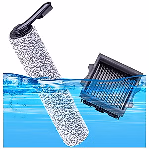 Floor ONE S5 S5 Pro Brush Roller and HEPA Filter Replacement, Compatible with Tineco S5 / S5 Pro / S5 Blue Cordless Wet Dry Vacuum Cleaner - 1 Brush Rollers + 1Vacuum Filters