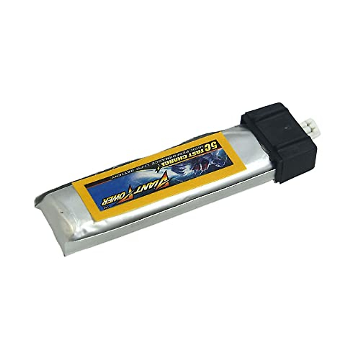 ECHOBBY 3.7V 1S 220mAh 50C LiPO Battery PH1.25 Nor Mini Plug for RC Aircraft Micro Quad Copter Drone (1P)