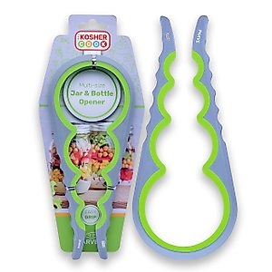 Parve Green Jar Opener – Safe Manual Bottle Opener, Comfortable Grip, Food Safe – Color Coded Kitchen Accessories