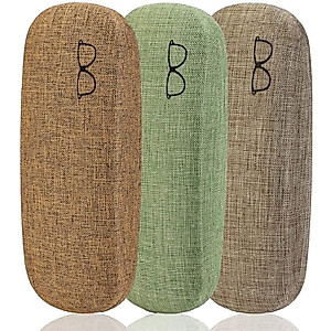 ZONLY Eyeglasses Case,(6 Piece) Unisex Hard Shell Eyeglasses Cases Protective Case For Glasse