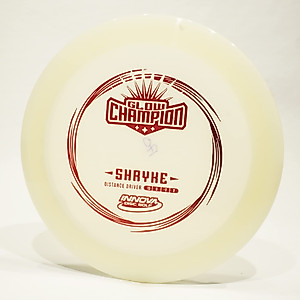 Innova Shryke (Glow Champion) Distance Driver Golf Disc, Pick Weight/Color [Stamp & Exact Color May Vary] White 173-175 Grams