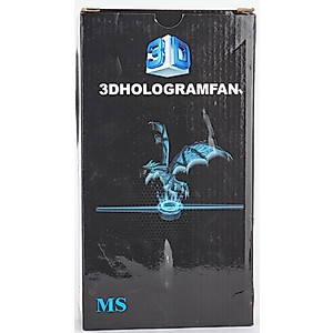 3D Hologram Fan,16.5 Inch 3D Hologram Projector Advertising Display with 1.2 Inches Thick, 700 Video Library and 224 LED for Business Store Signs,Bar,Casino,Party,Halloween Missyou