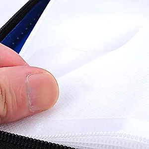 XiongYe CD DVD Wallet, 32 Capacity Heavy Duty, DVD CD Case Holder for Car, Portable DVD/VCD Storage Disk, Hard Shell Sturdy case , Car CD Disk Holder, Booklet, Blu-ray Wallet (32 Capacity,Black)