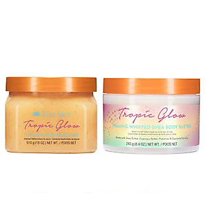 TREE HUT Shea Sugar Scrub & Lotion Set with Cupuacu Butter & Guarana - Leaves Skin Soft & Smooth