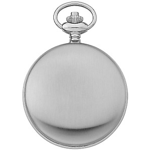 Gotham Men's Railway Classic Stainless Steel Analog Quartz Day/Date Hunter Pocket Watch # GWC14110S
