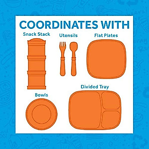 Re-Play Set of 5 Straw Cups with Silicone Straws - Made in USA from Recycled Plastic - Stackable and Easy to Clean - Dishwasher Safe - BPA Free - Cool Tones