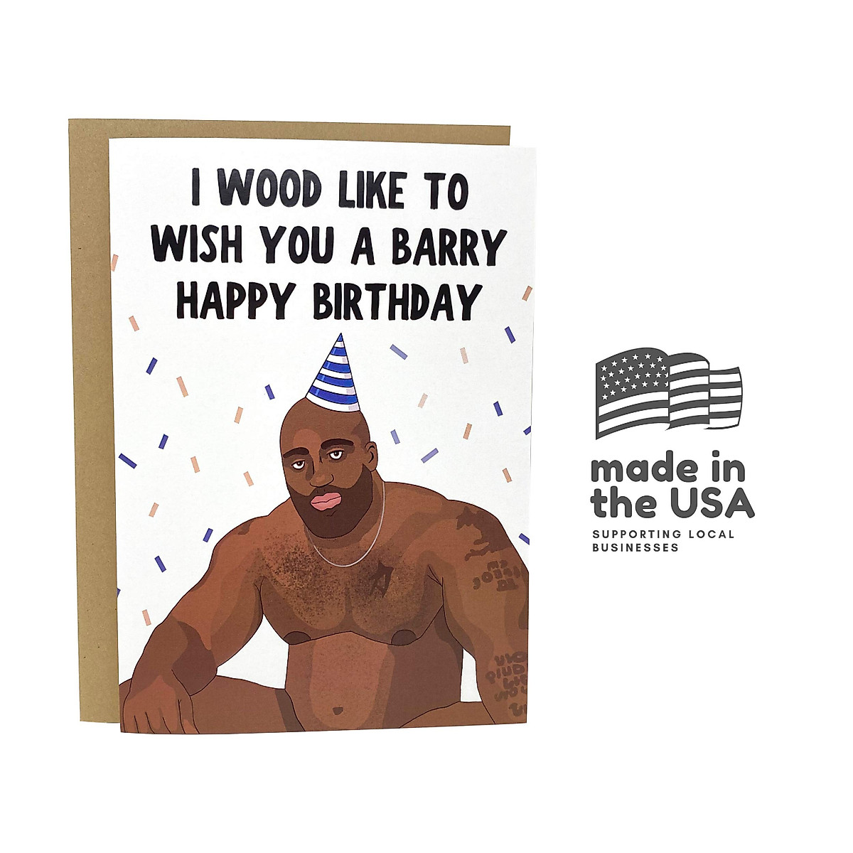 Sleazy Greetings Funny Birthday Card Meme For Him Or Her | Barry Wood Happy Birthday Card