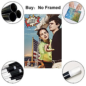 Poster Fabric Art Poster Fabic Prints 14x20 inch for Wall Decoration No Framed