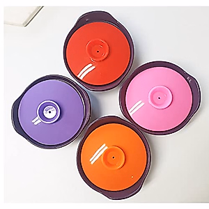 Pamire Silicone Microwave Egg Steaming Pot Steamer Egg Cooker (Purple)