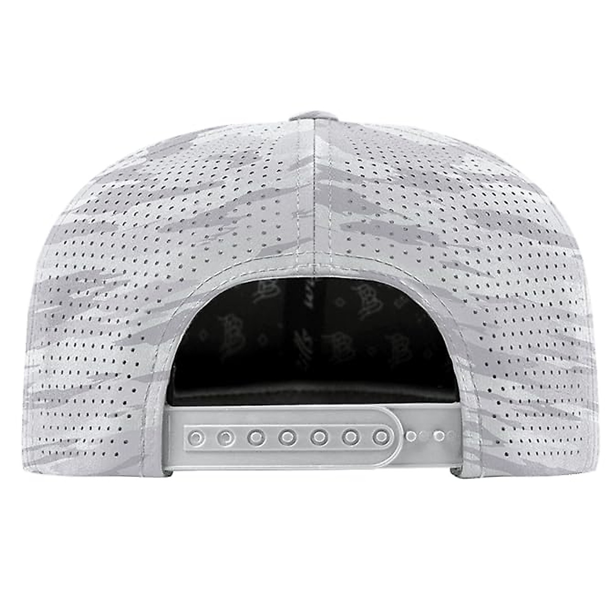 Branded Bills Pearl Old Glory PVC Artic Camo Elite Curved, Snapback Closure, Lightweight, Comfortable Baseball Cap