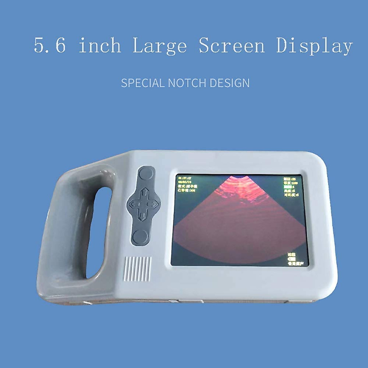 LMEIL Veterinary Ultrasound Scanner kit, Vet/Veterinary/Animal Portable B-Ultrasound Scanner with Tow Probes Convex, Smart Handheld Rechargeable Ultrasound Machine for Farm Pasture Dog Sheep Use.