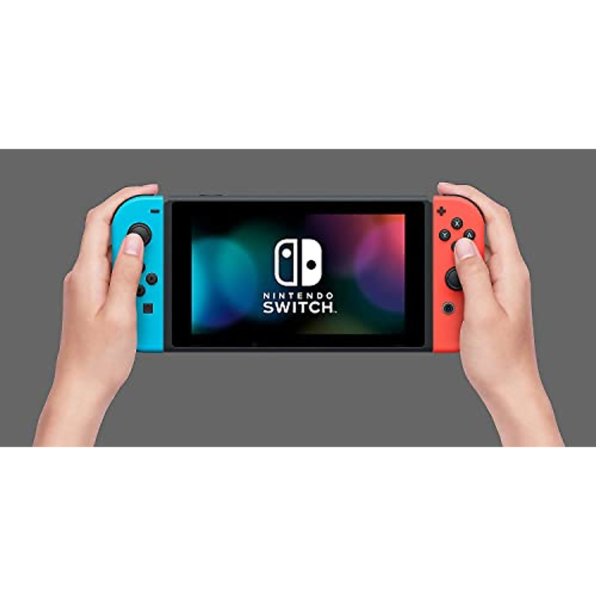Nintendo Switch™ with Neon Blue and Neon Red Joy‑Con™ (Renewed)