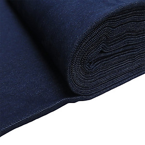 Indigo Denim Fabric 62-64” Wide - 100% Cotton Soft & Lightweight