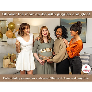 Party Hearty Funny Baby Shower Games for Girl or Boy Activities, 2 Rolls, 2 inches x 150 feet, Kraft Tummy Measure, Fun & Easy Idea