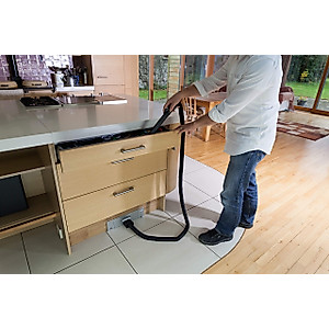 Sweepovac-9800260 Sweepovac Built in Kitchen Vacuum Plus Hose and 2 attachments for Below Cabinets and Toe Kick Spaces,Silver