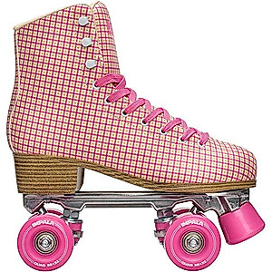 Impala Unisex's Quad Skate-IMPROLLER1, Pink Tartan, 9