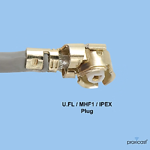 Proxicast 8 inch U.FL (IPEX / MHF1) to SMA Female Ultra Low-Loss 1.37mm Coaxial Pigtail Jumper Cable for 4G, LTE, 5G, Bluetooth, ZigBee, 900 MHz, LoRa, GPS, Drone, RC Radio Antennas (ANT-105-SMA-2PK)
