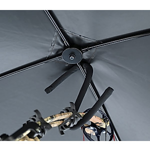 Browning Evade Tent Hunting Blind Featuring 180 Degree Windows with Shoot Through Mesh and Silent Open, Silent Magnetic Door System, and Brush Loops, Mossy Oak Country DNA