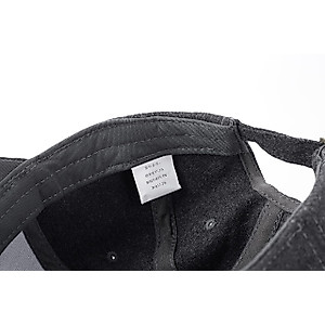 Save Green Life Adjustable Size of Warm Cashmere Baseball Cap Wool Hat Winter Unisex (Dark Gray), One