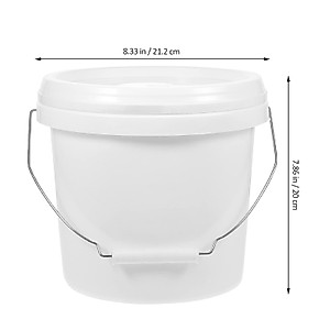 HONMEET Multi Functional Art Painting Bucket with Lid Versatile Paint Container for Arts and Crafts for Painting Projects